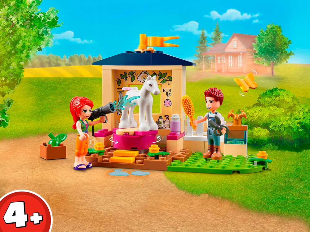 Конструктор LEGO Friends (Френдс) 41696 Конюшня для мытья пони - купить ...