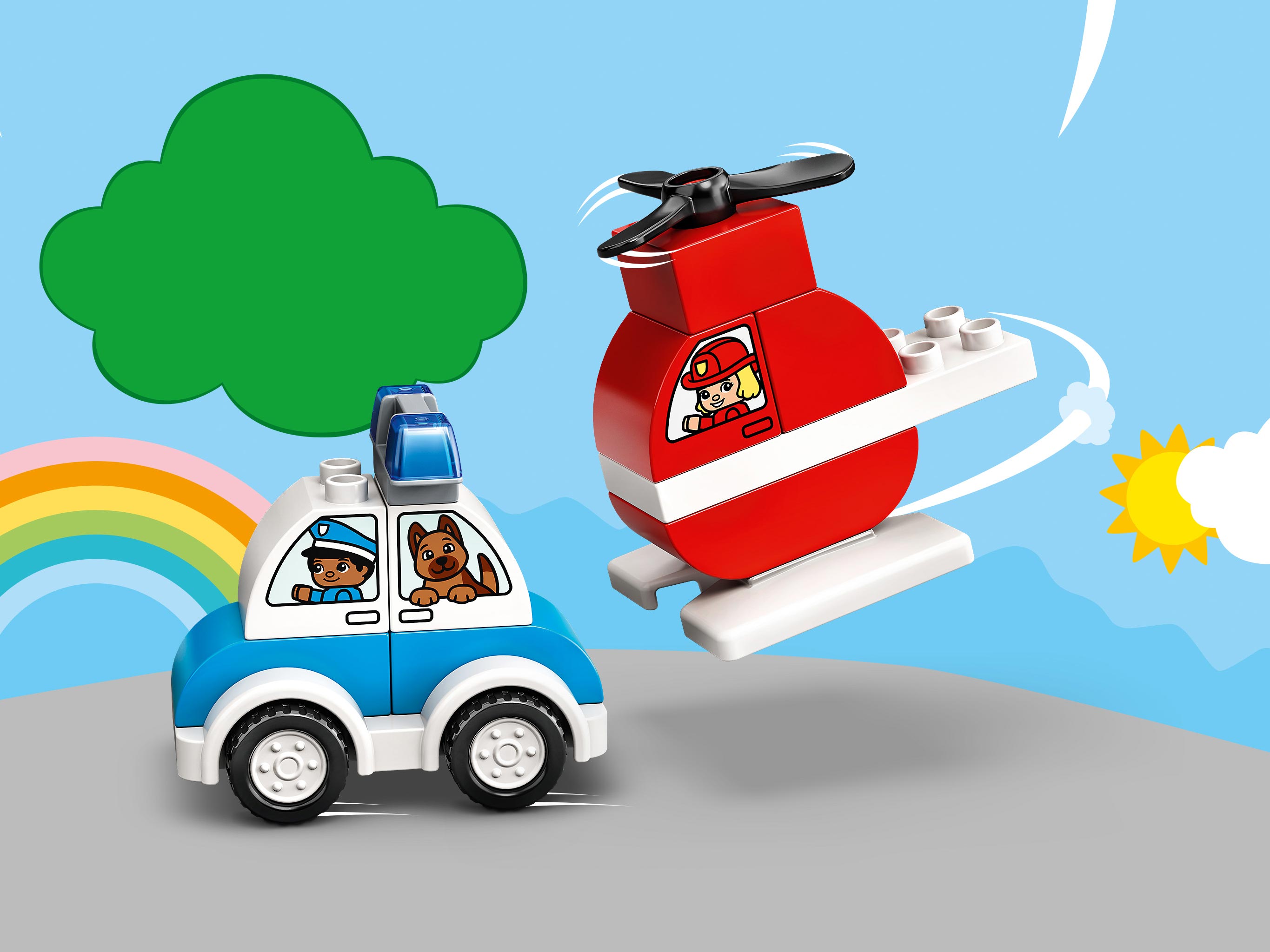 Конструктор LEGO DUPLO® (ДУПЛО) 10957 Мой первый пожарный вертолет и ...