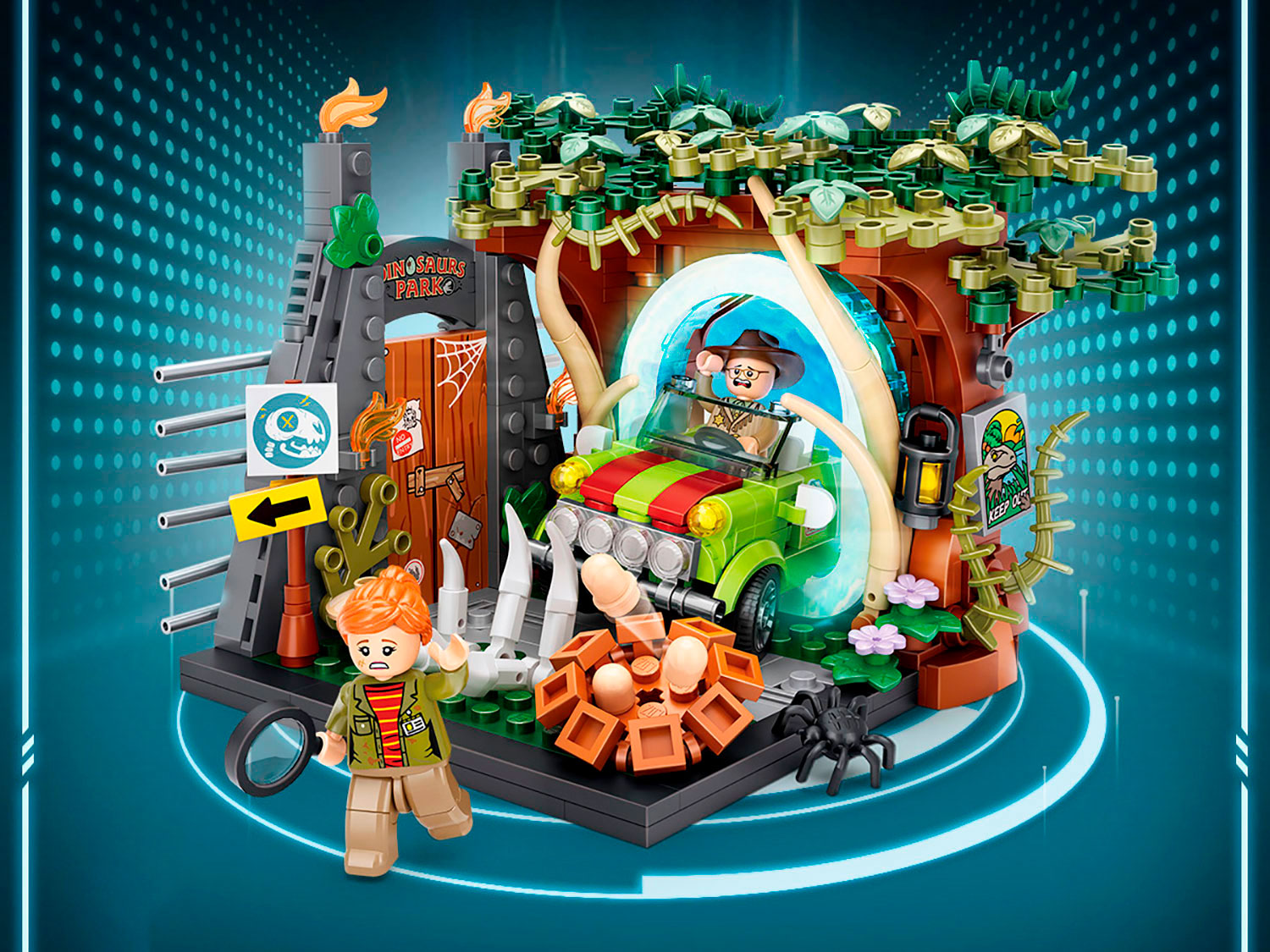 Конструктор LOZ 1750_MK Телепорт в джунгли - купить в Сети магазинов конструкторов Мир Кубиков ...