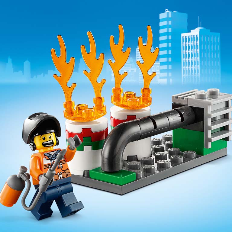 Конструктор City (Сити) 60248 Пожарный спасательный вертолёт LEGO ...