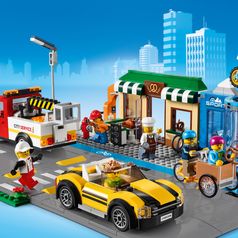 Конструктор LEGO City (Сити) 60306 Торговая улица - купить в Сети ...