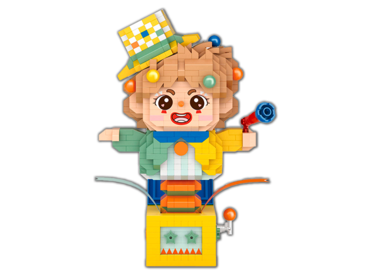 Конструктор LOZ 8920_MK Клоун-сюрприз - купить в Сети магазинов конструкторов Мир Кубиков, Москва