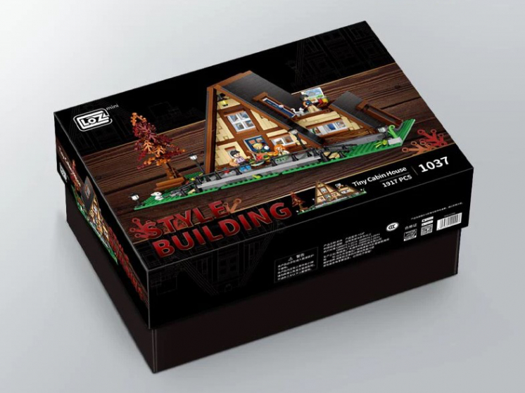 Конструктор LOZ 1037_MK Загородный домик - купить в Сети магазинов конструкторов Мир Кубиков, Москва