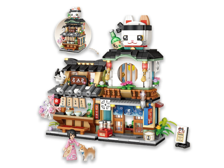 Конструктор LOZ 1232_MK Уличный ресторан Кошка - купить в Сети магазинов конструкторов Мир ...