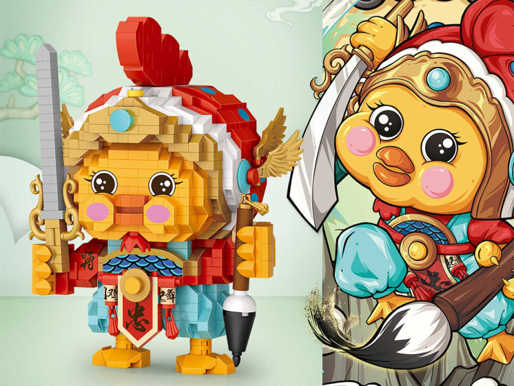 Конструктор LOZ 8925_MK Цыпленок-воин - купить в Сети магазинов конструкторов Мир Кубиков, Москва