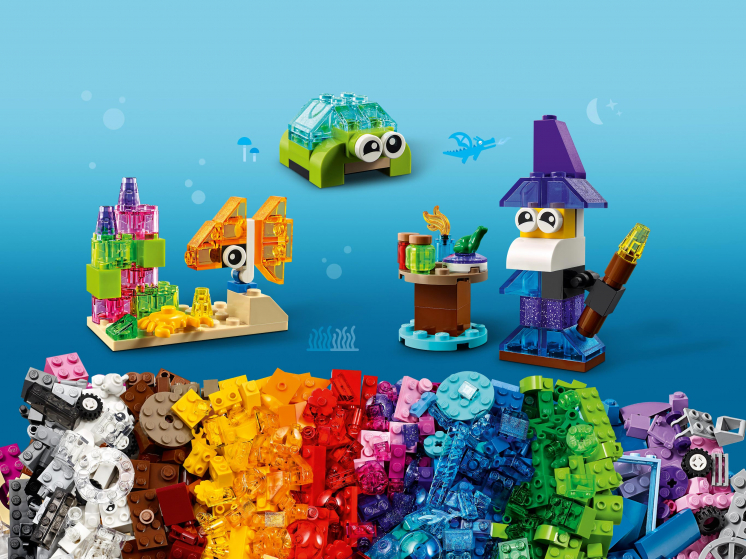 Конструктор Classic (Классик) 11013 Прозрачные кубики LEGO® (ЛЕГО ...