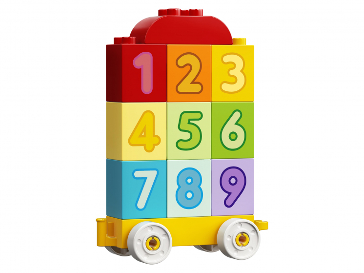 Конструктор DUPLO® (ДУПЛО) 10954 Поезд с цифрами — учимся считать LEGO ...