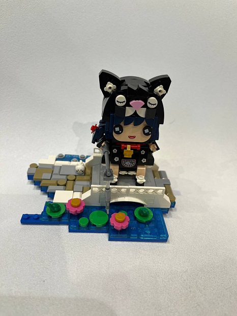 Конструктор LOZ 1664_MK Девочка-кот на рыбалке - купить в Сети магазинов конструкторов Мир ...