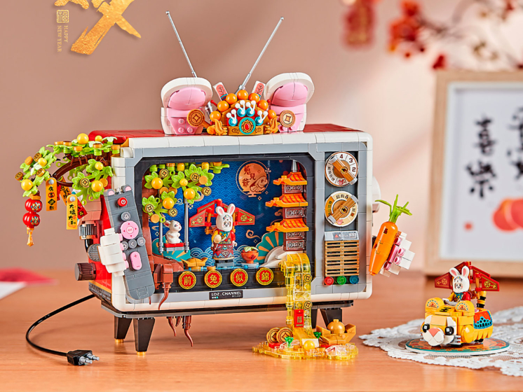 Конструктор LOZ 1073_MK Кролик в телевизоре - купить в Сети магазинов конструкторов Мир Кубиков ...