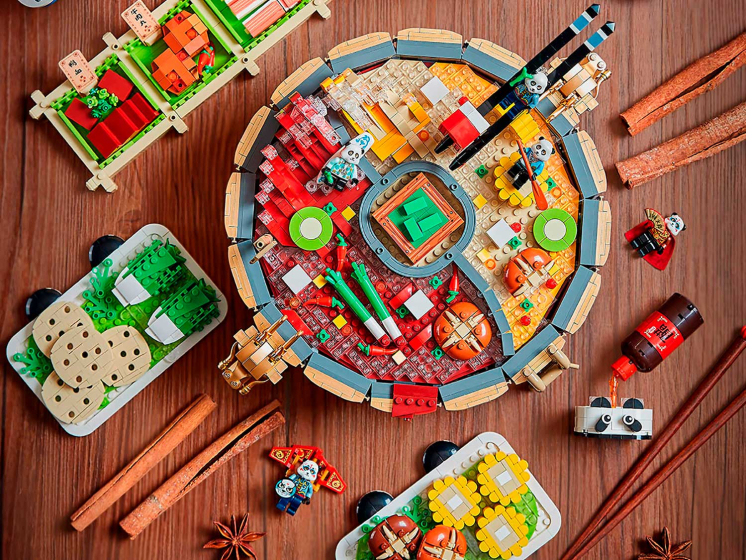 Конструктор LOZ 1072_MK Ресторан Сычуаньское блюдо - купить в Сети магазинов конструкторов Мир ...