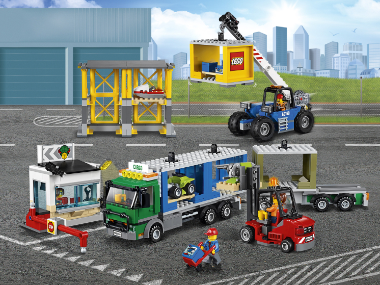 Конструктор LEGO City (Сити) 60169 Грузовой терминал - купить в Сети ...