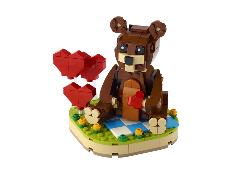 Бурый мишка на день Валентина 40462 LEGO® (ЛЕГО) - купить в Сети ...