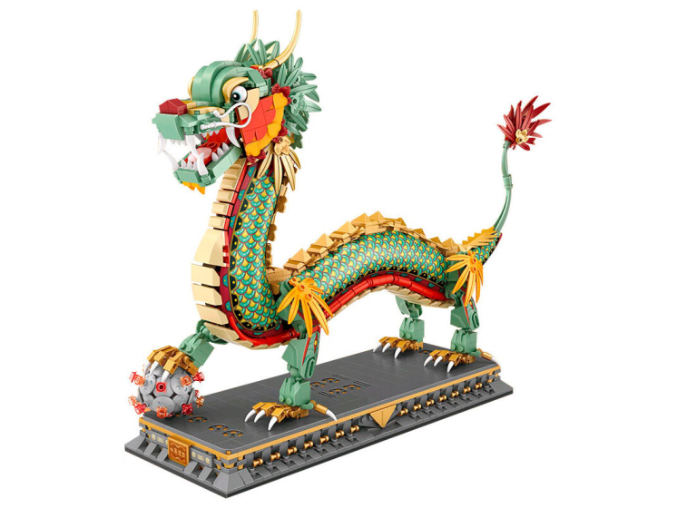 Конструктор LOZ 1928_MK Китайский дракон - купить в Сети магазинов конструкторов Мир Кубиков, Москва