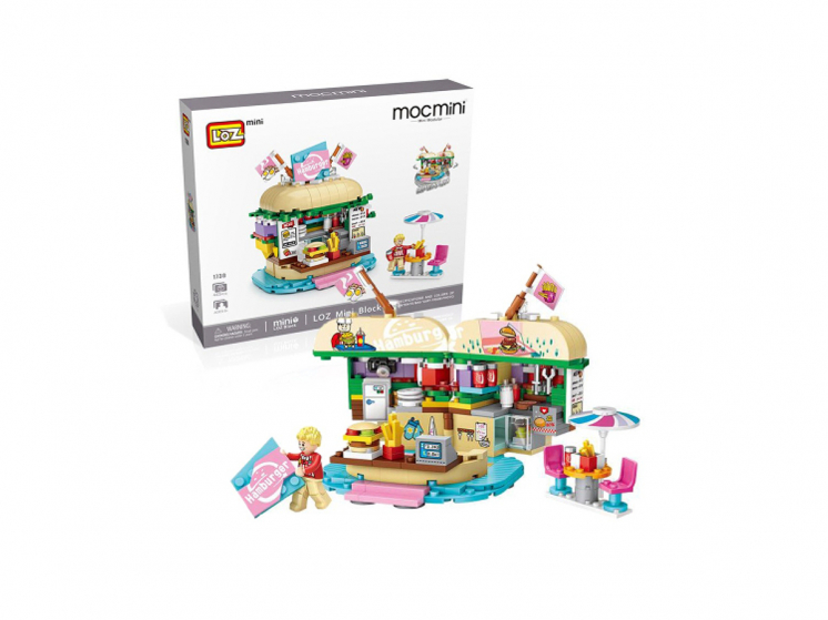 Конструктор LOZ 1730_MK Ресторан Гамбургер - купить в Сети магазинов конструкторов Мир Кубиков ...