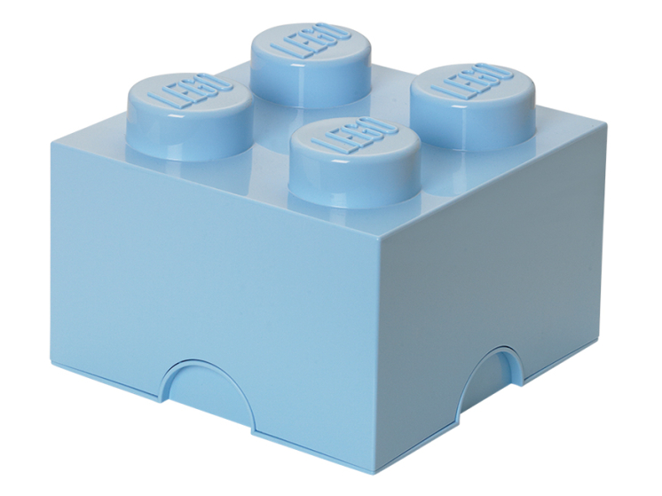 Пластиковый кубик для хранения 4, голубой 40031736 LEGO - купить в Сети ...