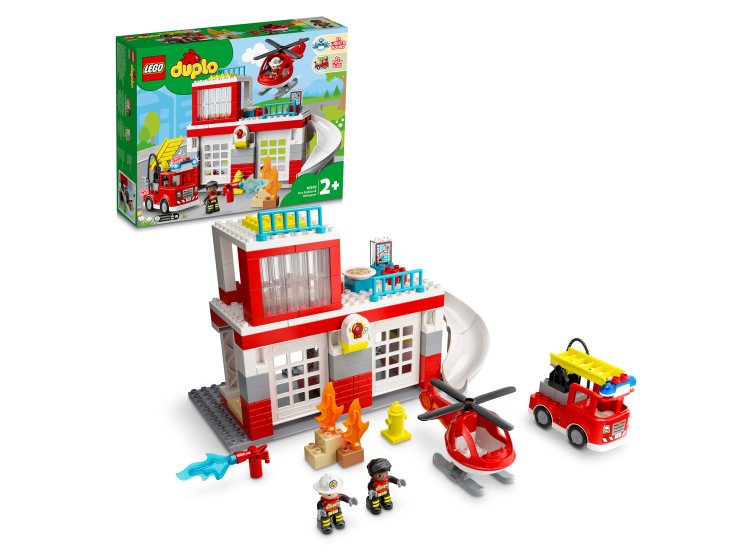 Конструктор DUPLO® (ДУПЛО) 10970 Пожарная часть и вертолёт LEGO ...
