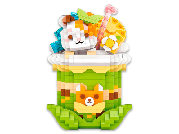 Конструктор LOZ 9280_MK Котик-матча - купить в Сети магазинов конструкторов Мир Кубиков, Москва