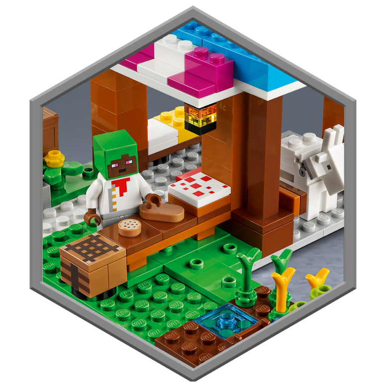 Конструктор LEGO Minecraft (Майнкрафт) 21184 Пекарня - купить в Сети ...