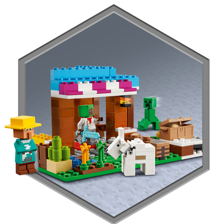 Конструктор LEGO Minecraft (Майнкрафт) 21184 Пекарня - купить в Сети ...