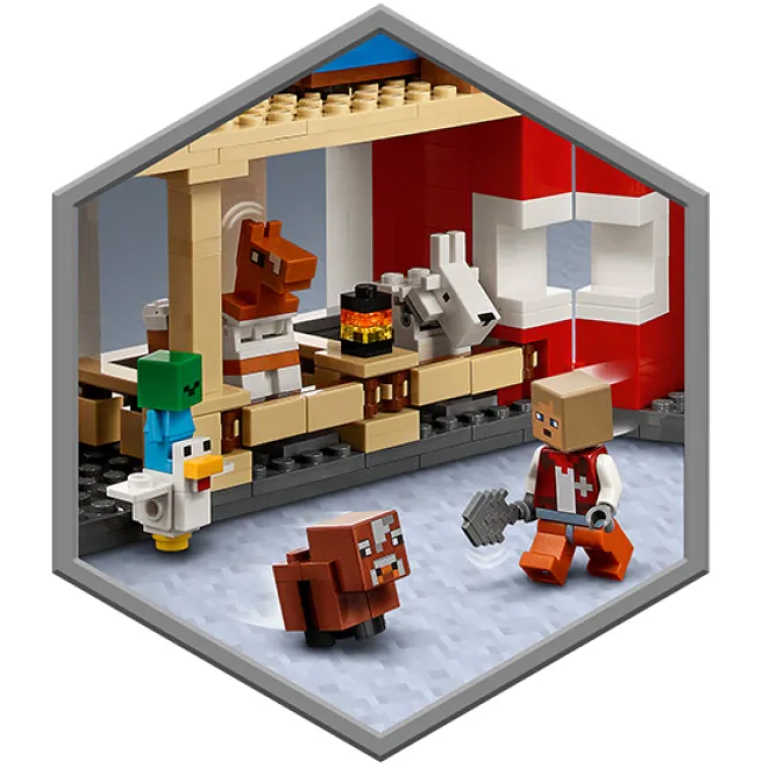 Конструктор LEGO Minecraft (Майнкрафт) 21187 Красный амбар - купить в ...