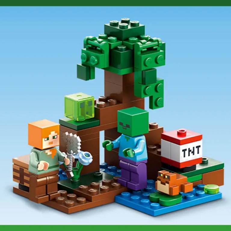 Конструктор LEGO Minecraft (Майнкрафт) 21240 Болотное приключение ...