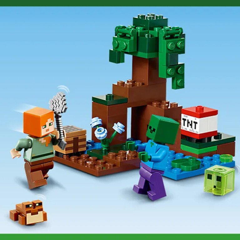 Конструктор LEGO Minecraft (Майнкрафт) 21240 Болотное приключение ...