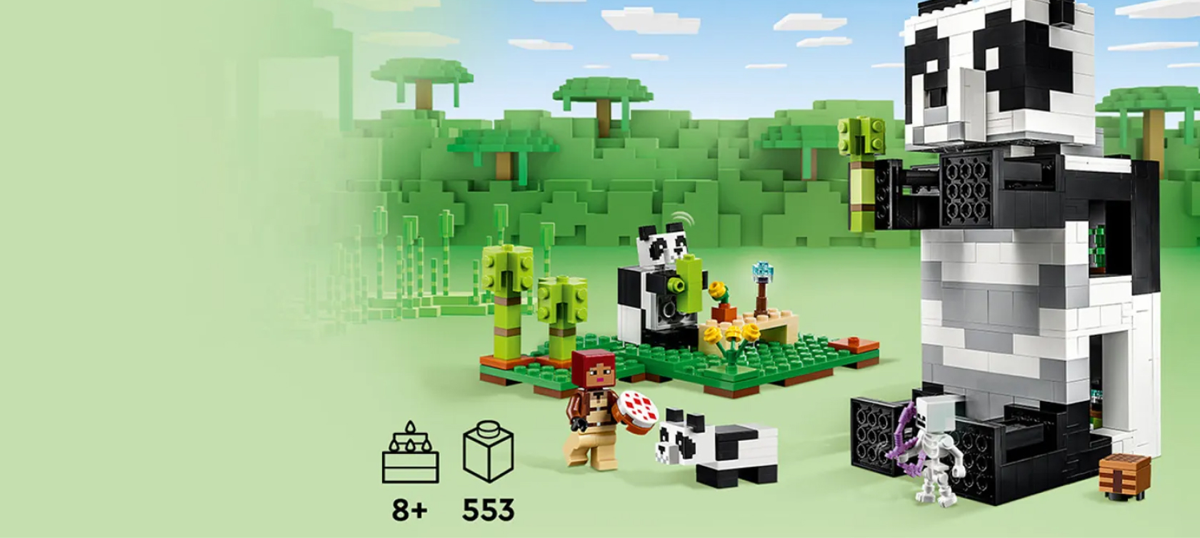 Конструктор LEGO Minecraft (Майнкрафт) 21245 Дом панды - купить в Сети ...