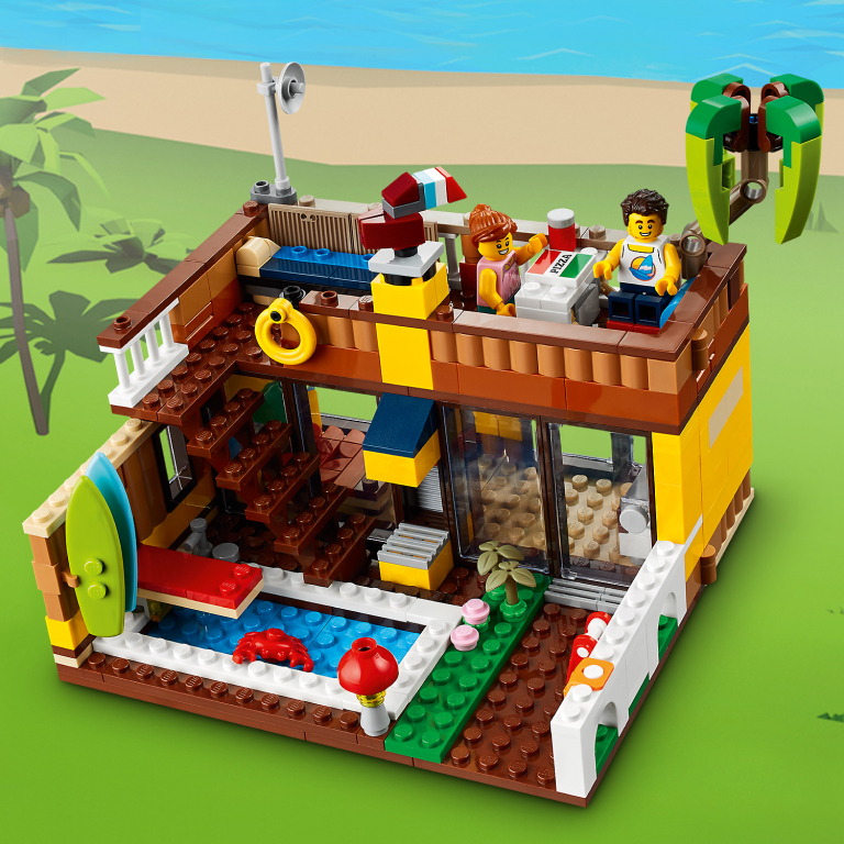 Конструктор Creator (Креатор) 31118 Пляжный домик серферов LEGO® (ЛЕГО ...