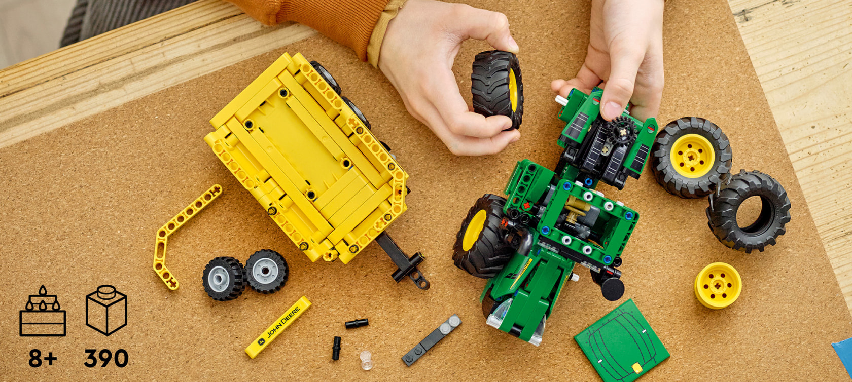 Конструктор LEGO Technic (Техник) 42136 John Deere 9620R 4WD Tractor ...