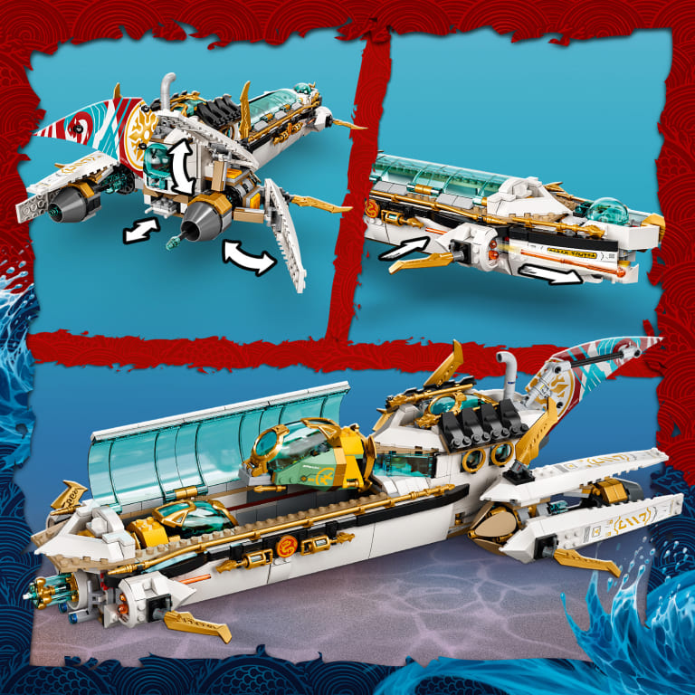 Конструктор Ninjago (Ниндзяго) 71756 Подводный «Дар Судьбы» LEGO ...